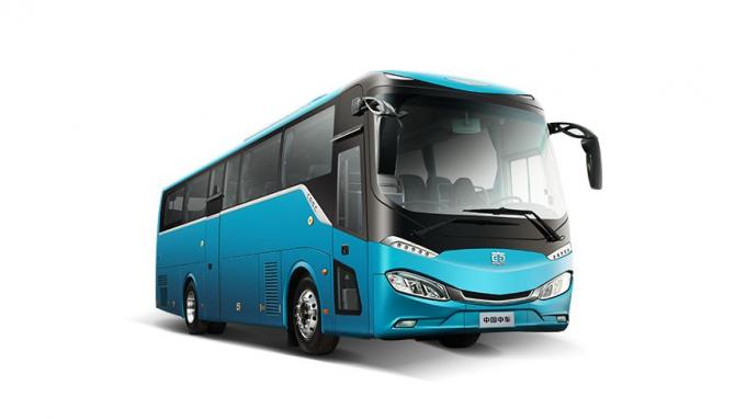 11M 48 Seater Electric Coach Buses Blue Mileage 456KM Customized Color
