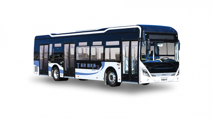 3 Door CRRC Electric City Buses 46 Seats 12m Mileage 230 - 640KM