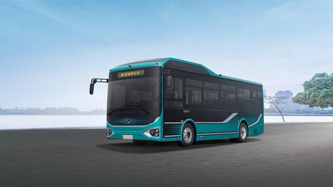8m Electric Luxury Bus Wheelbase 4250mm 21 Seater Mini Bus Mileage 200 ...