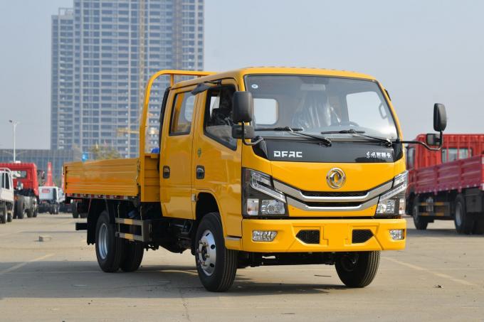 Double Cabin Light Cargo Truck 2Ton 115hp Transport Mini Truck