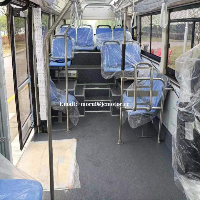 Low Floor 12 Seats 6m Mini City Bus Pure Electric EU Standard CCS2 DC ...