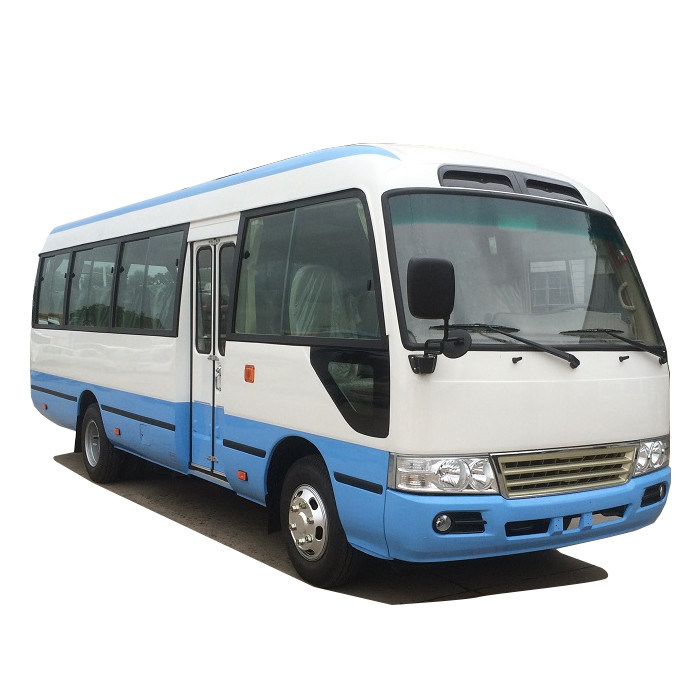 Diesel Coach Coaster Bus 30 Seats Van Bus 140hp Manual Transmission Air ...