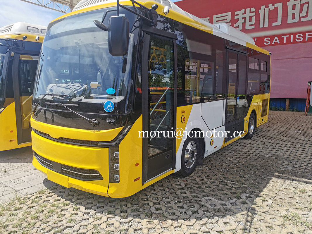 7.7m ZEV Electric Public Buses Full Load 200km Right Hand Drive Scenic ...