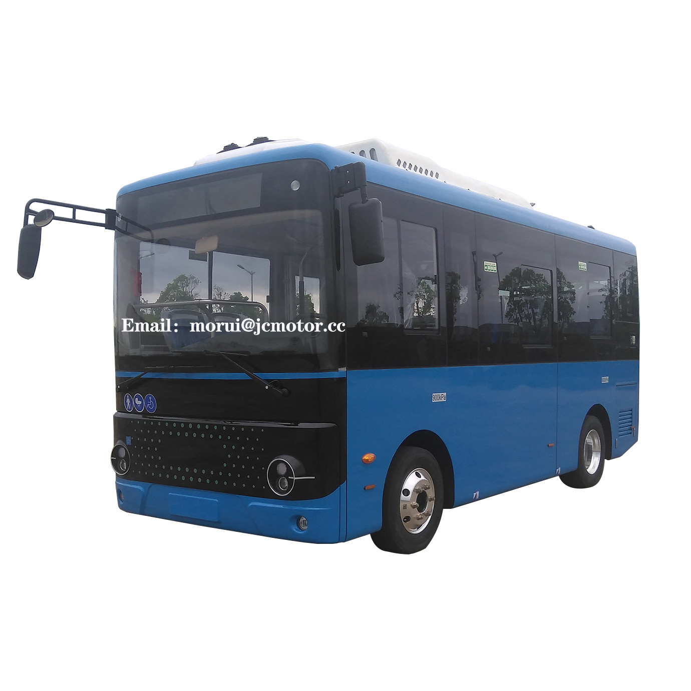 Low Floor 12 Seats 6m Mini City Bus Pure Electric EU Standard CCS2 DC ...
