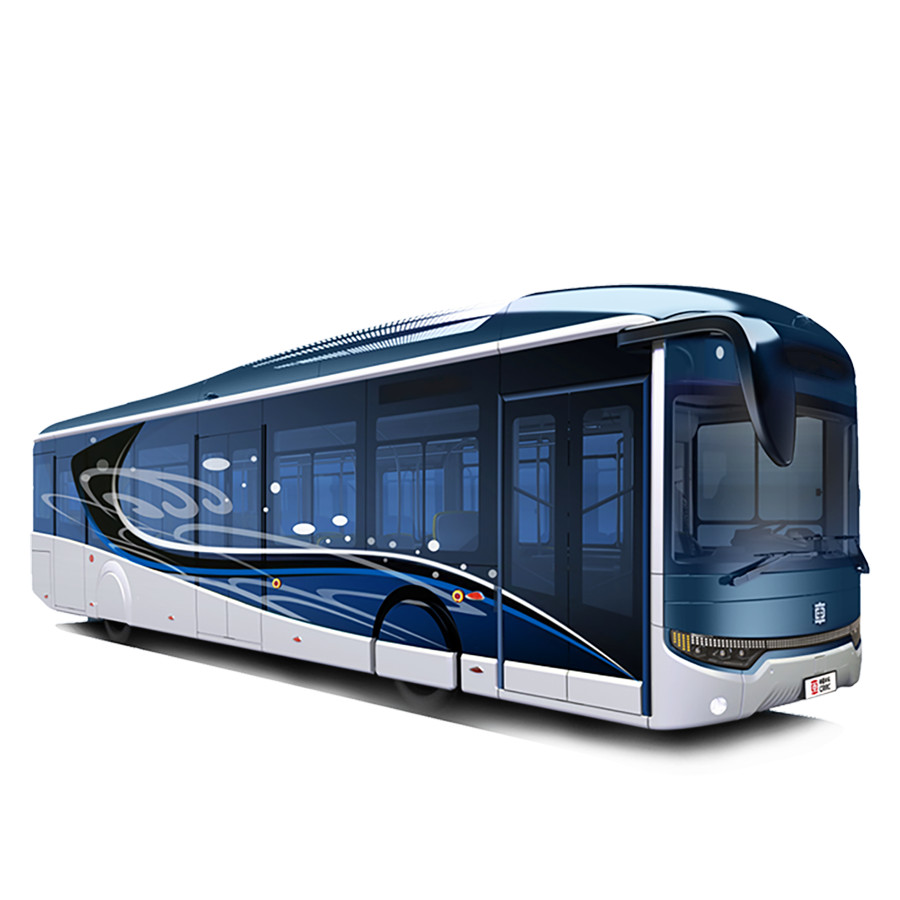 CRRC Electric City Buses 12m 500KM Mileage 30 Seats Optional Configuration